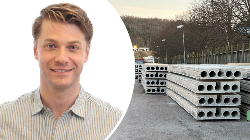 Demonterade betongelement får nytt liv