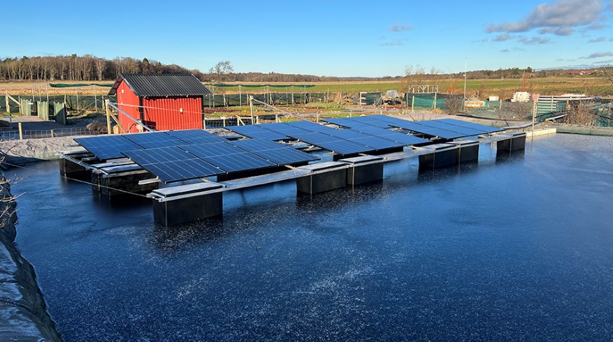 Flera fördelar med flytande solcellsparker