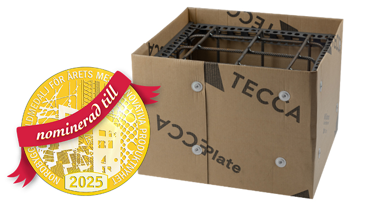 Gjutskiva av wellpapp